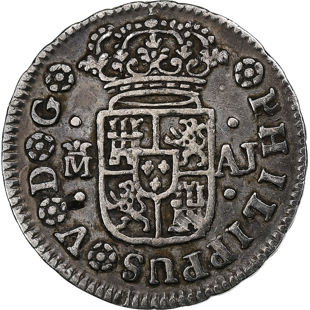 Espagne Philip V 1/2 Réal 1746 Madrid Argent TTB KM:350.1 – Numiscorner.com