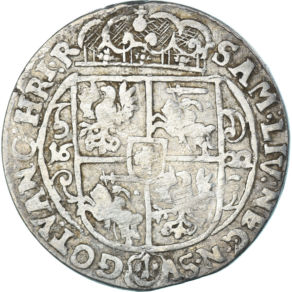 Coin Poland Sigismund III Ort 18 Groszy - 1/4 Thaler 1622 Bydgoszcz ...