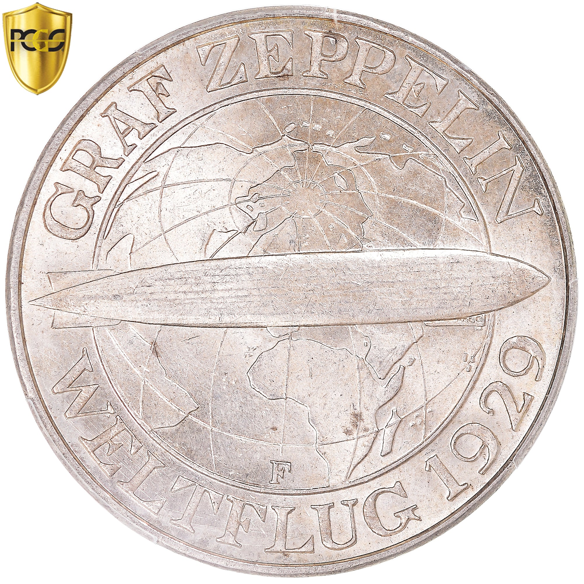 Moneda ALEMANIA - REPÚBLICA DE WEIMAR Graf Zeppelin 3 Mark 1930 ...