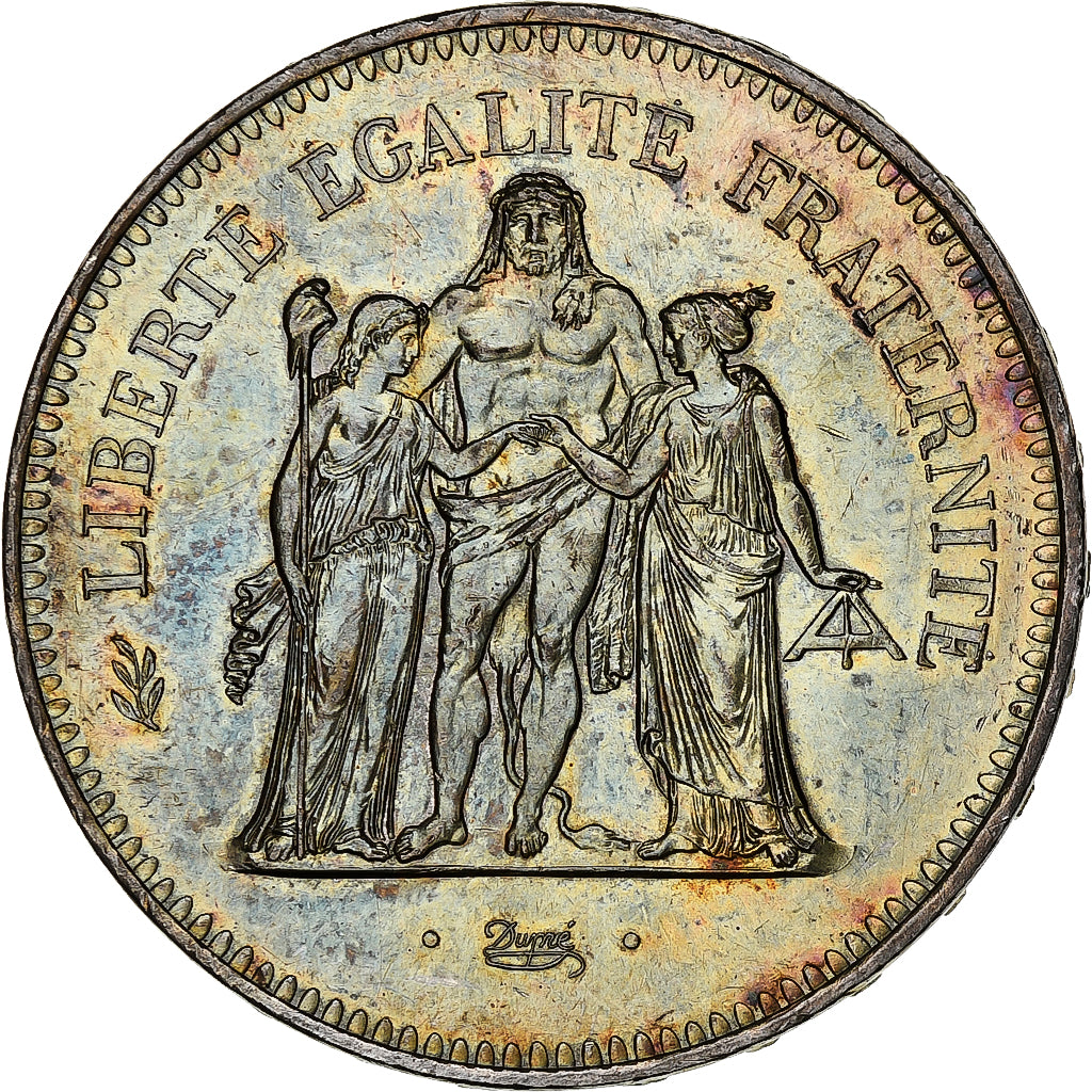 Coin France Hercule 50 Francs 1979 Paris AU(55-58) Silver KM:941.1 ...