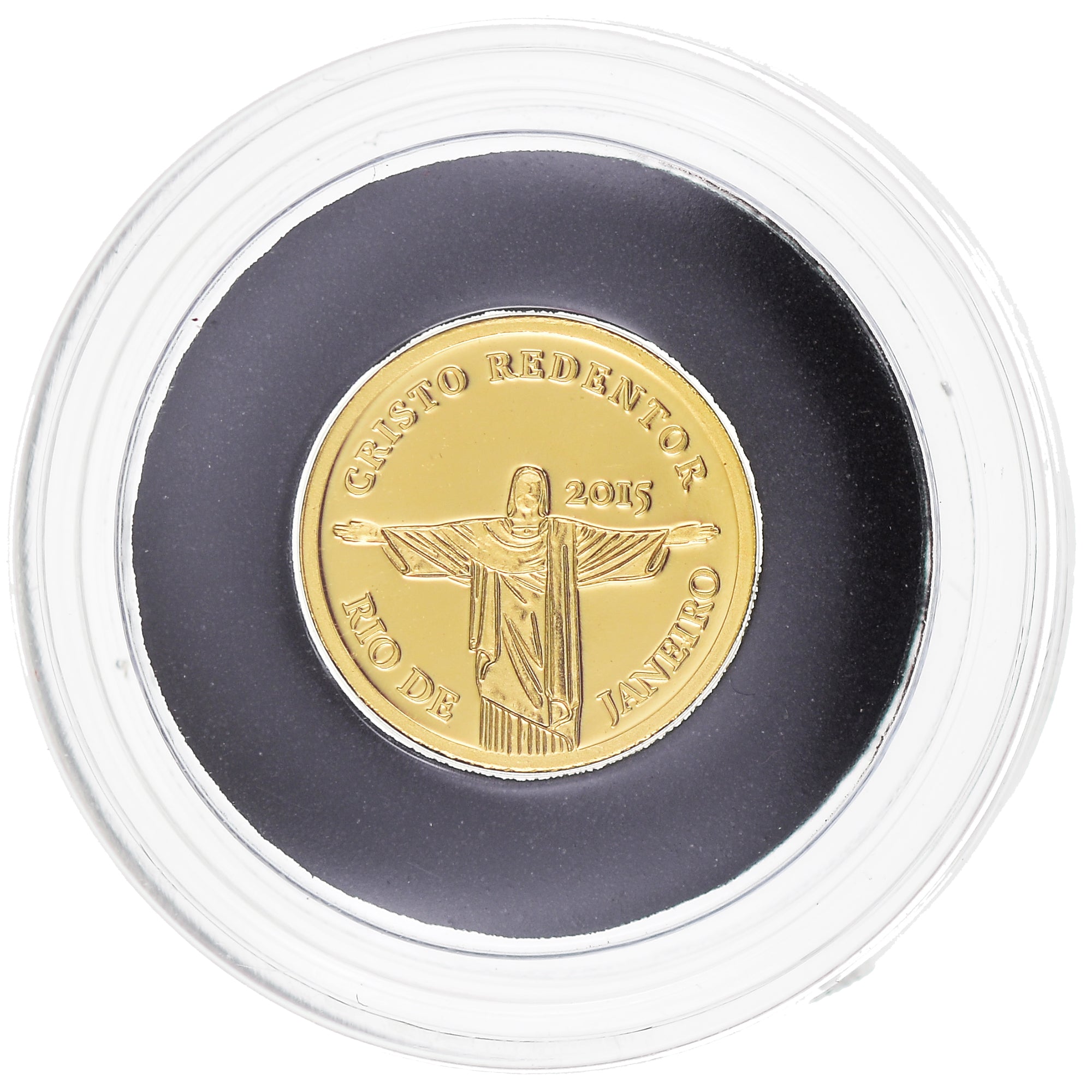 Coin Congo Republic Cristo Redentor Rio de Janeiro 100 Francs CFA 2015 ...