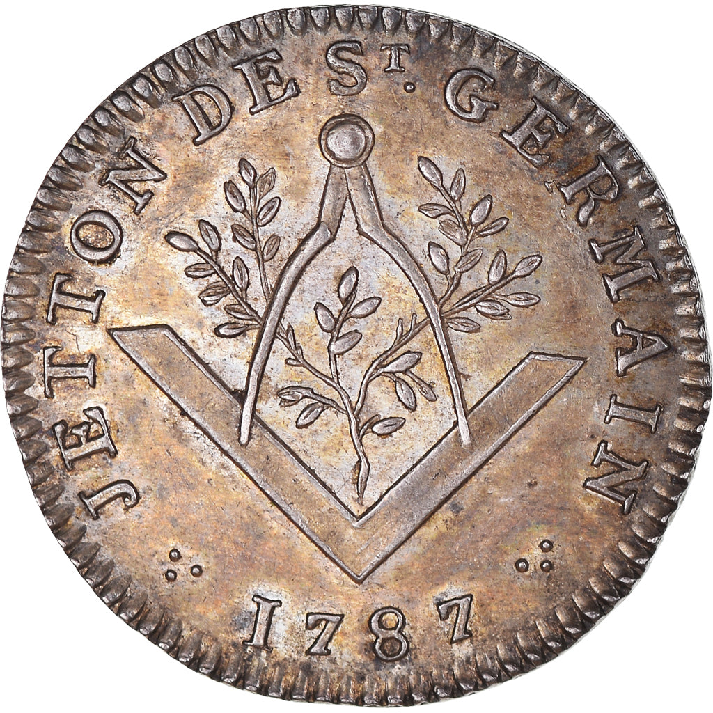 France Token Masonic Louis XVI Orient de Saint-Germain-en-Laye History ...