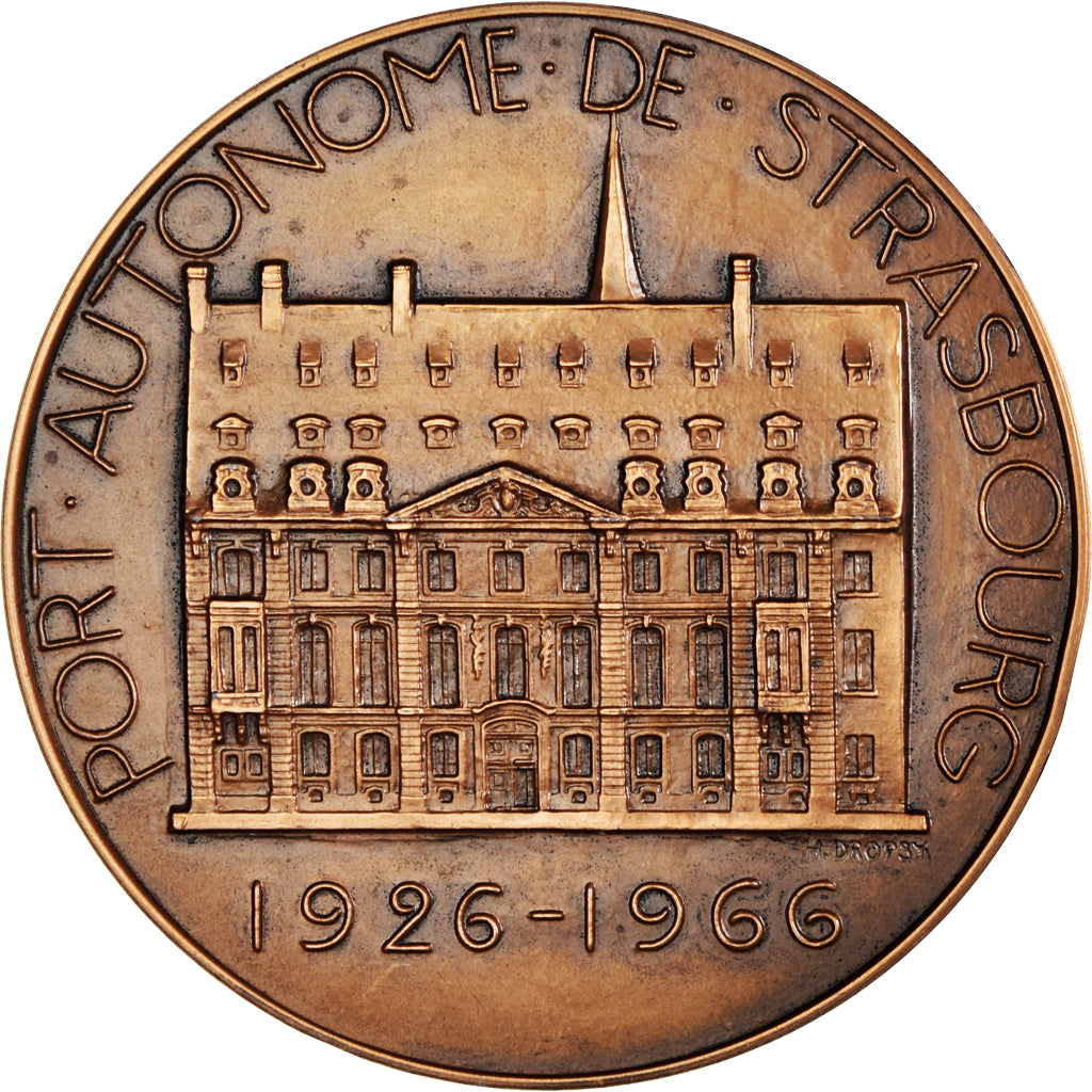 France Médaille Port Autonome de Strasbourg Shipping 1951 Dropsy SPL+ ...