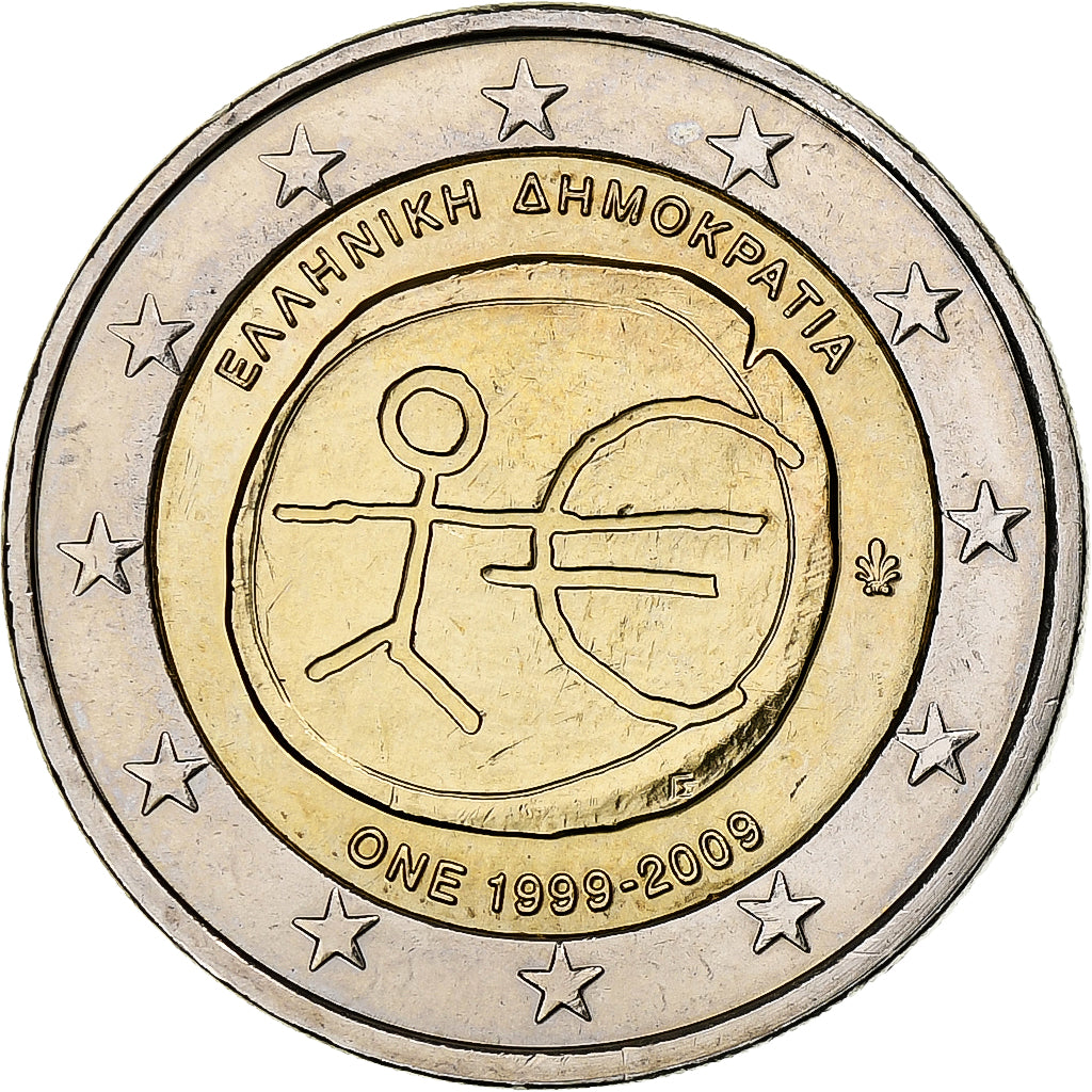 Grèce 2 Euro EMU 2009 Athènes SUP+ Bimétallique KM:227 – Numiscorner.com