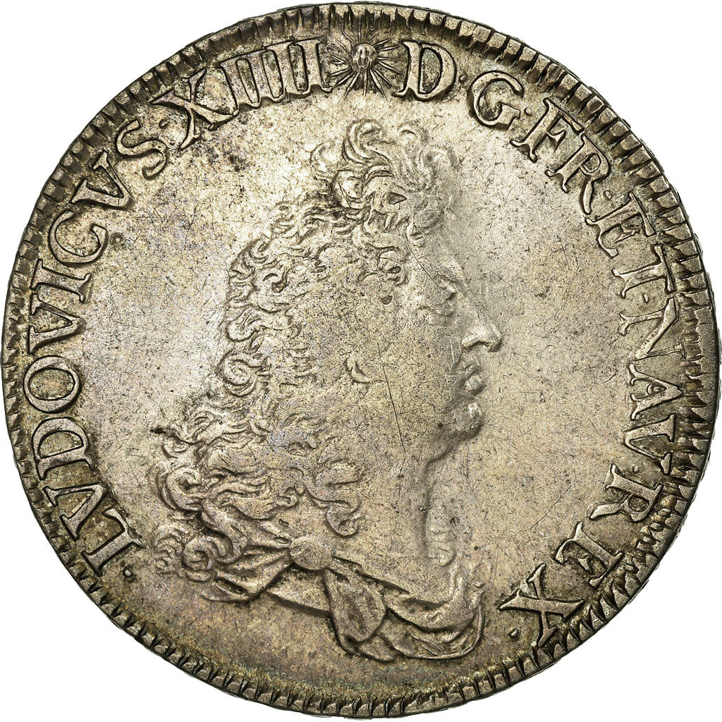 Monnaie France Louis XIV Écu de Flandre Ecu 1686 Lille TTB+ Argent ...