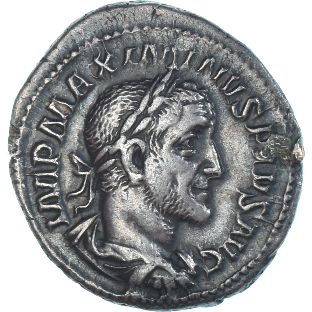 Coin Maximinus I Thrax Denarius 236 Rome AU(50-53) Silver RIC:3 ...