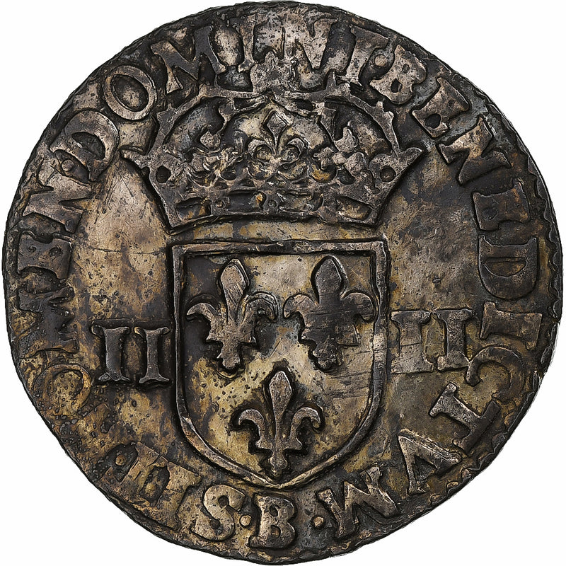 Coin France Louis XIII 100 livres dit 10 louis d'or col nu 1640 Paris ...