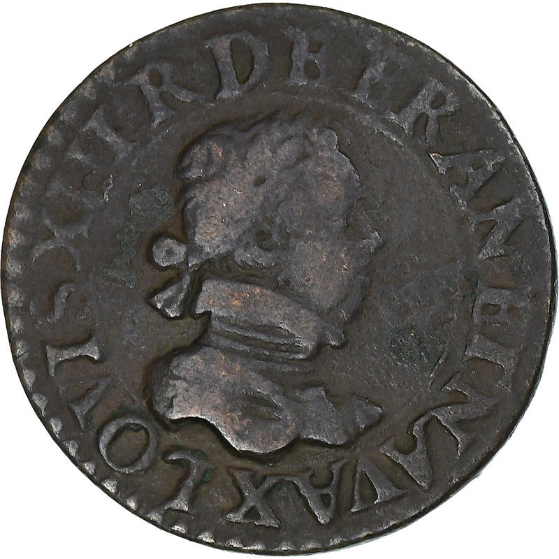 Coin France Louis XIII 100 livres dit 10 louis d'or col nu 1640 Paris ...
