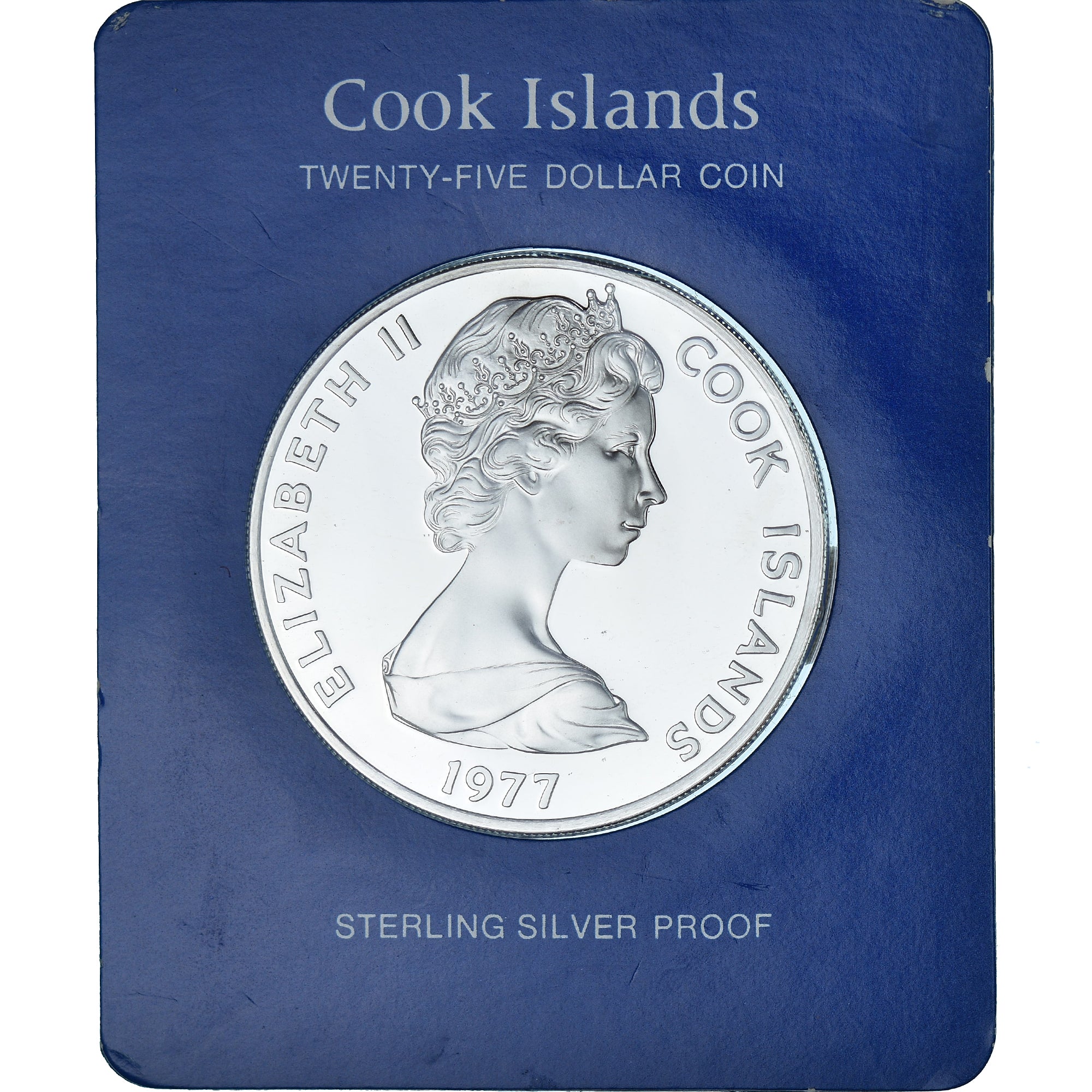 Coin Cook Islands Elizabeth II Silver Jubilee 25 Dollars 1977 BE ...