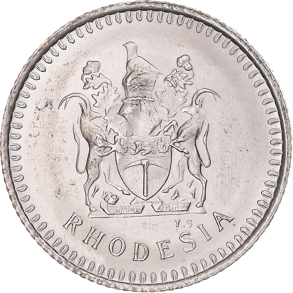 Coin Rhodesia 5 Cents 1975 MS(63) Copper-nickel KM:13 – Numiscorner.com