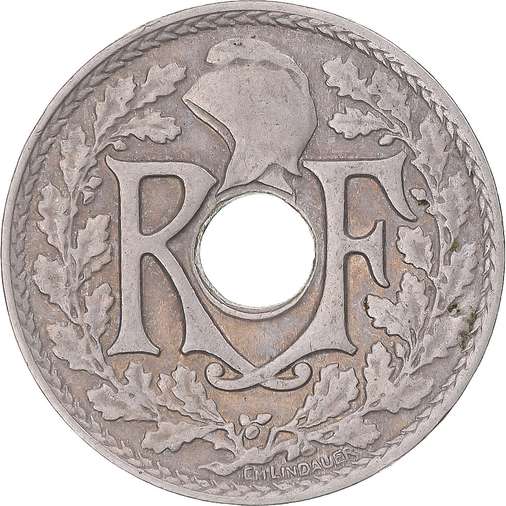 Coin France Lindauer 25 Centimes 1919 Paris EF(40-45) Copper-nickel ...