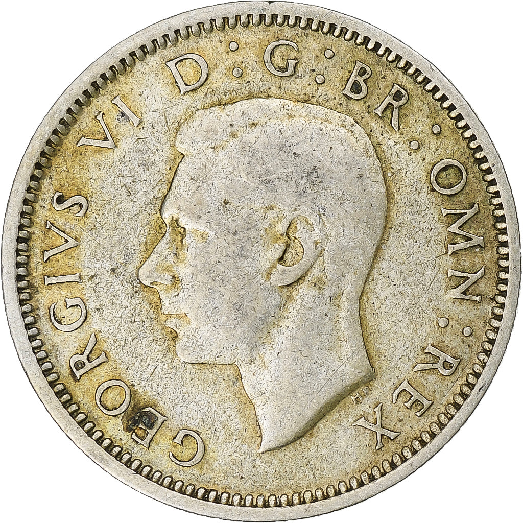 Coin Great Britain George VI 6 Pence 1943 EF(40-45) Silver KM:852 ...