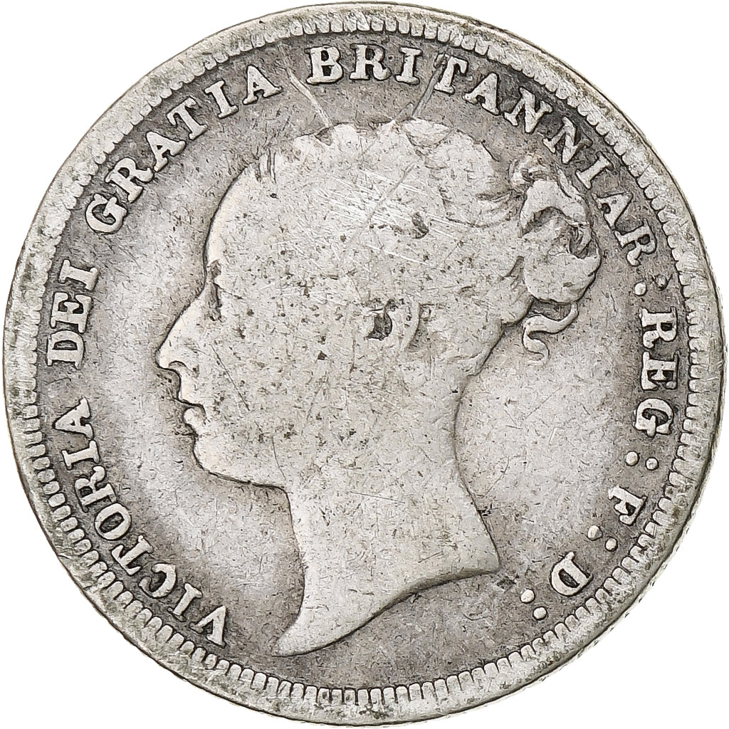 Great Britain Victoria 6 Pence 1882 British Royal Mint Rare VF(20-25 ...