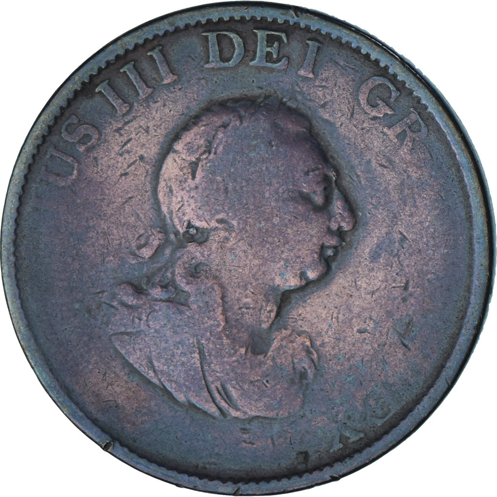 Coin Great Britain George III 1/2 Penny 1799 London VF(30-35) Copper ...