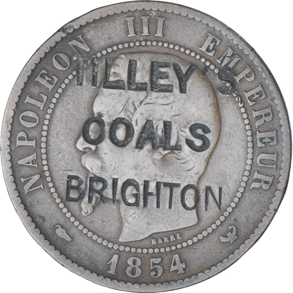 Großbritannien Advertising Token Tilley's Coals - Brighton S+ Bronze ...