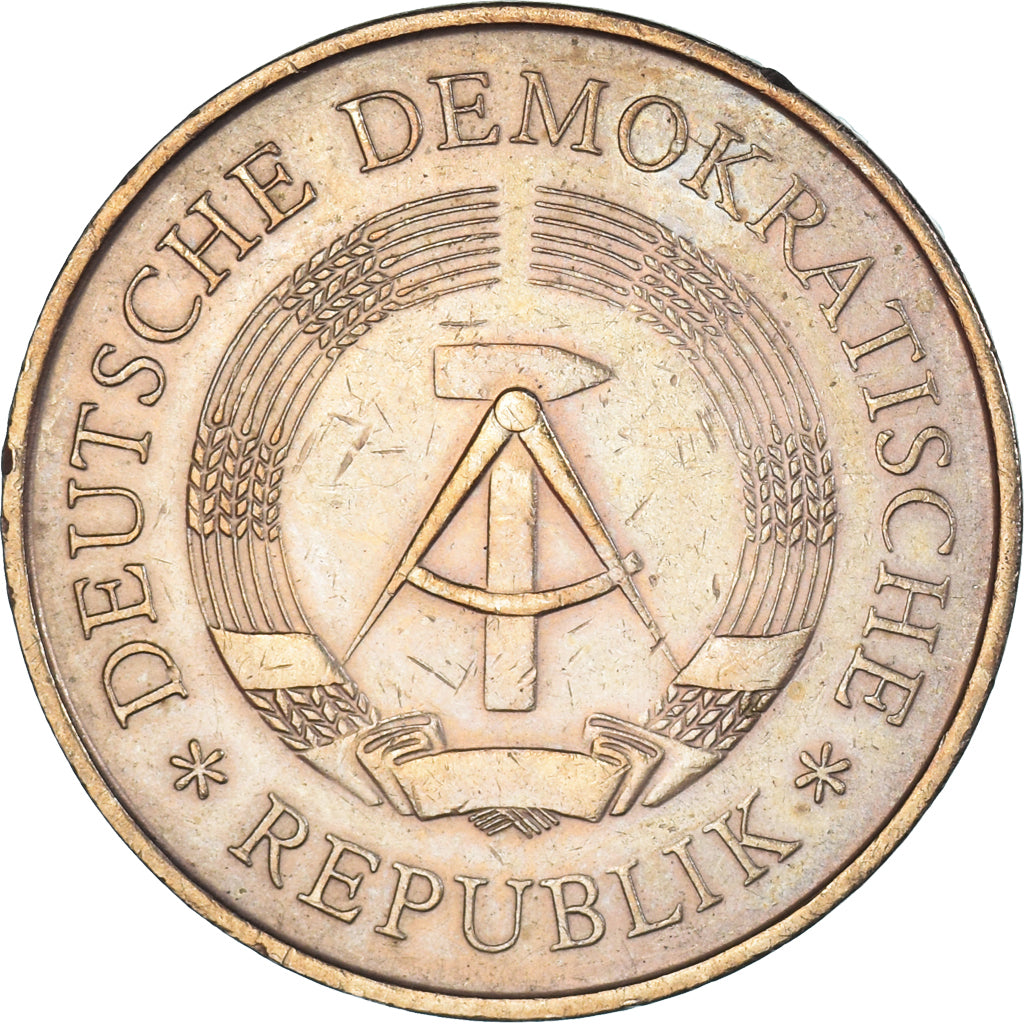 Moneda REPÚBLICA DEMOCRÁTICA ALEMANA 5 Mark 1969 – Numiscorner.com