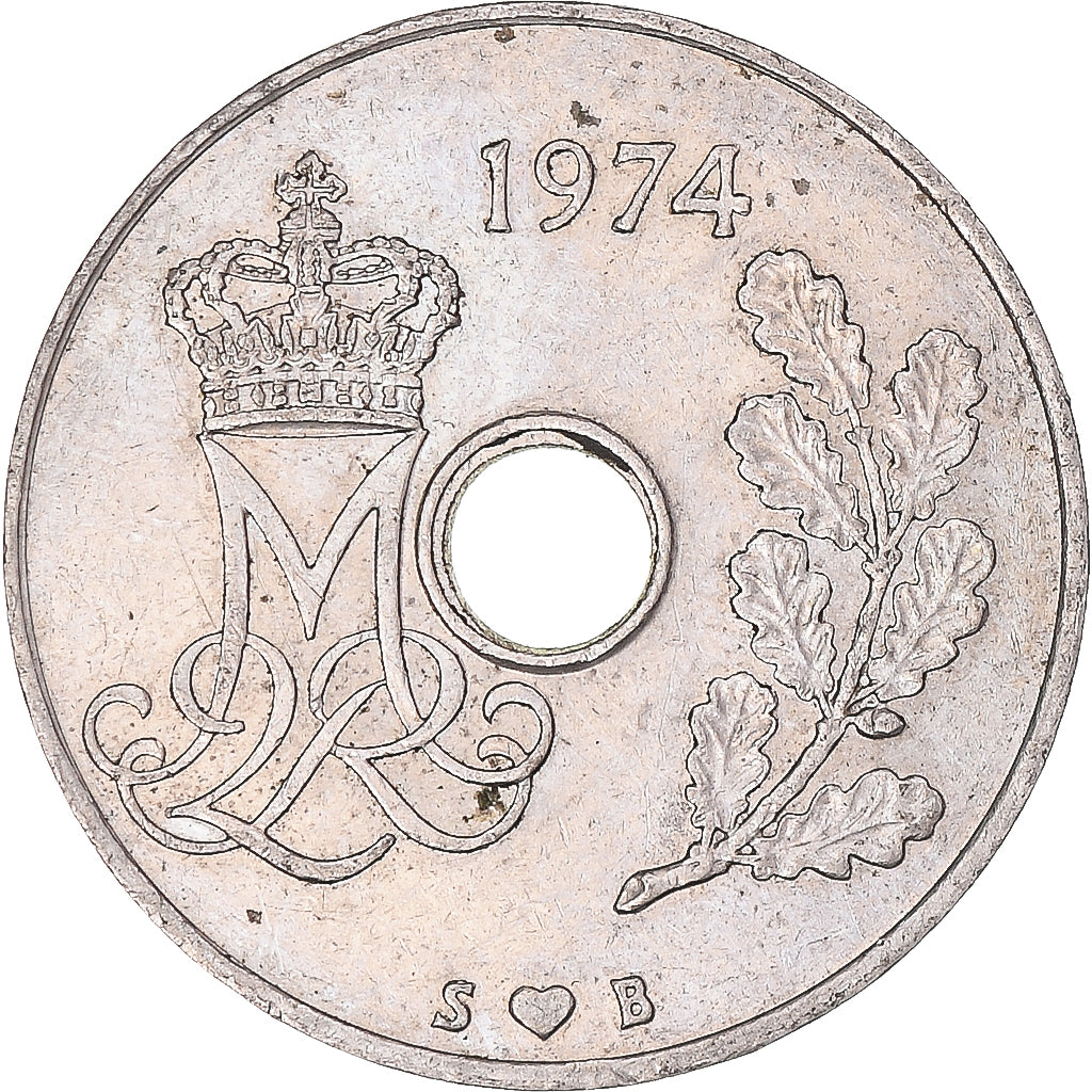 Monnaie Danemark 25 Öre 1974 – Numiscorner.com