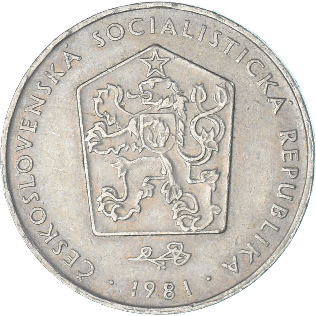 Coin Czechoslovakia 2 Koruny 1981 – Numiscorner.com