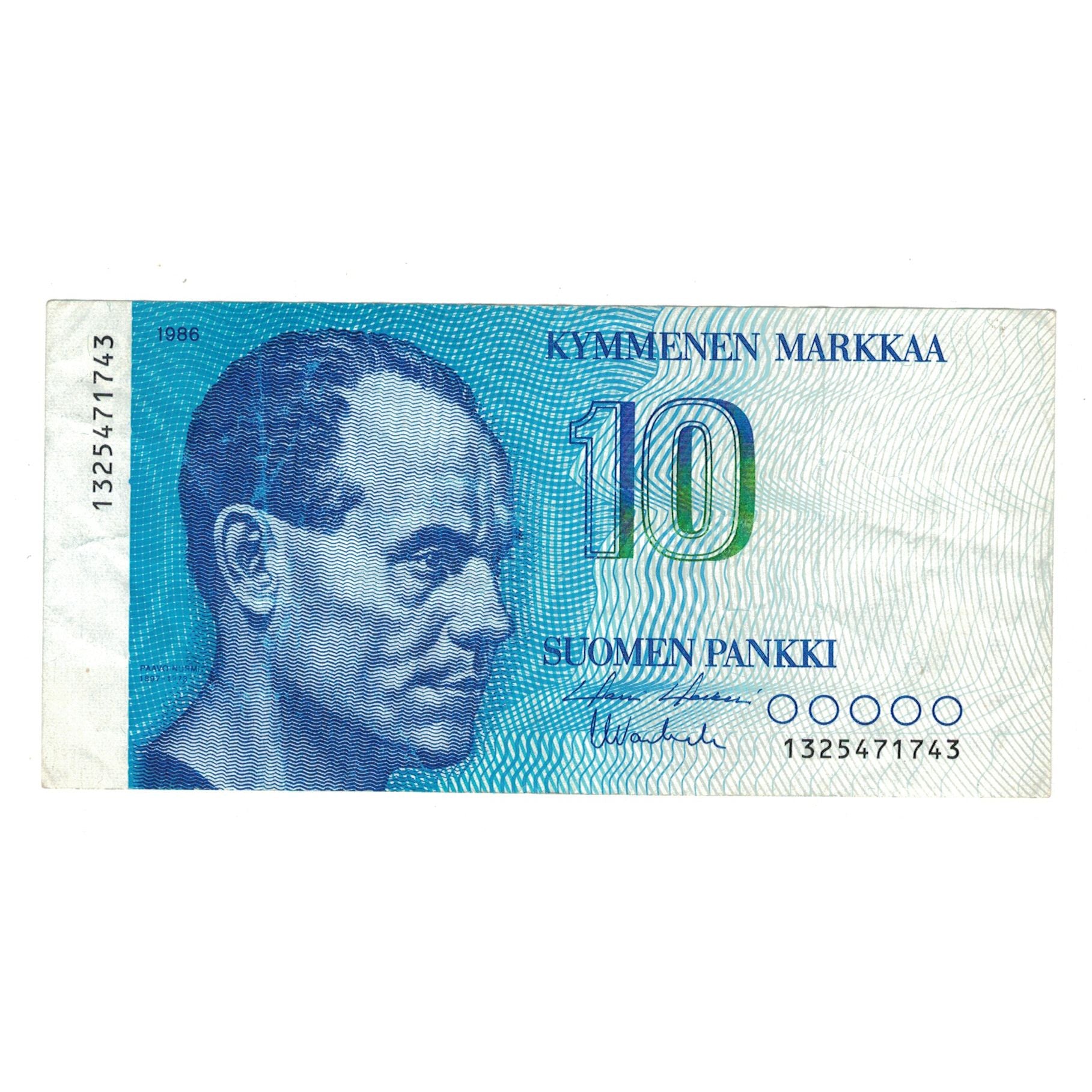Banknote Finland 10 Markkaa 1986 KM:113a EF(40-45) – Numiscorner.com