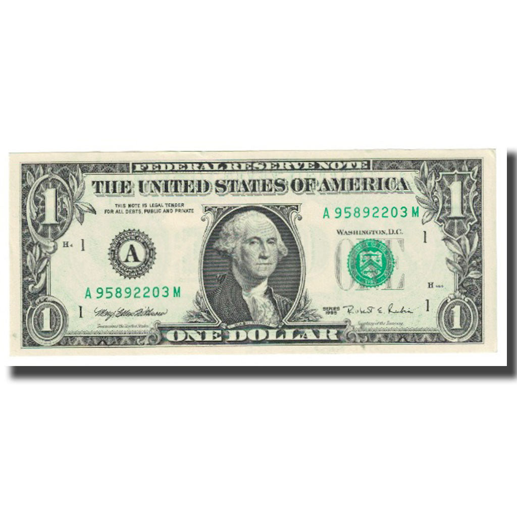 Banknote United States One Dollar 1995 KM:4235 UNC(63) – Numiscorner.com