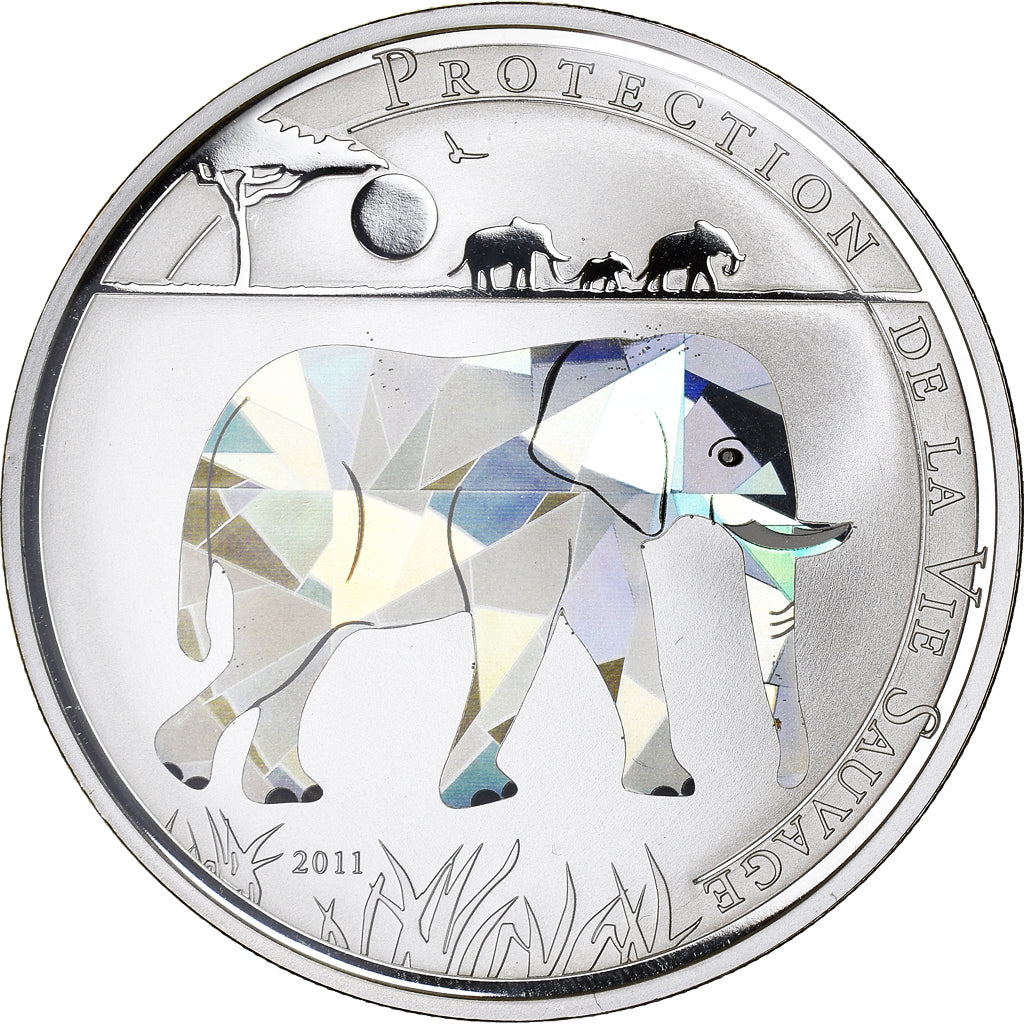 Coin Togo Elephant Protection de la Vie Sauvage 100 Francs CFA 2011 ...