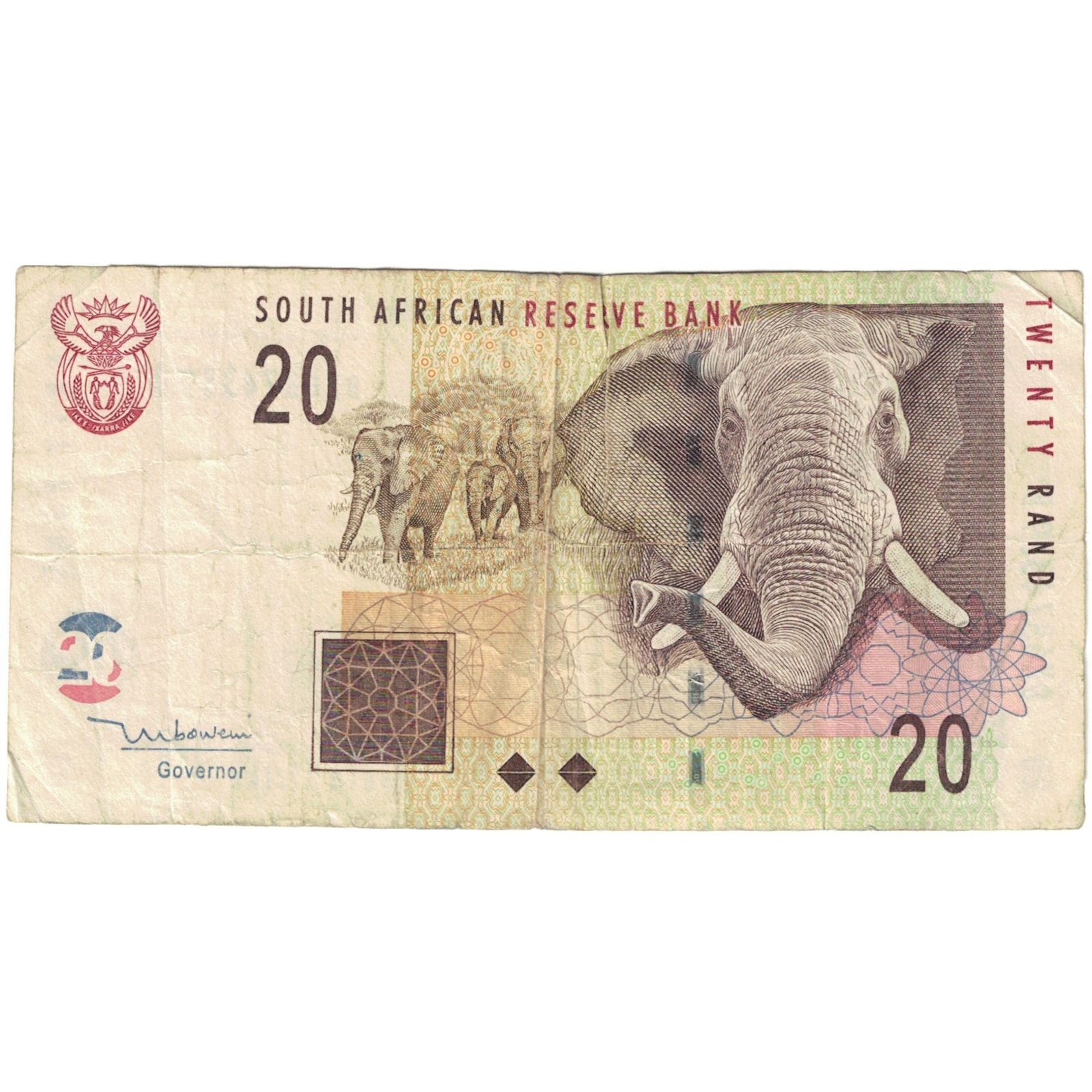 Banconote Sudafrica 20 Rand KM:124b BB – Numiscorner.com