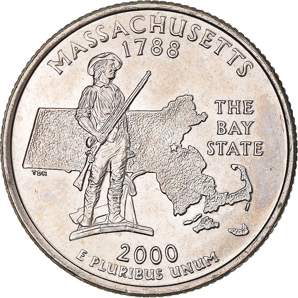 Moneda Estados Unidos Quarter Dollar Quarter 2000 U.S. Mint Denver ...