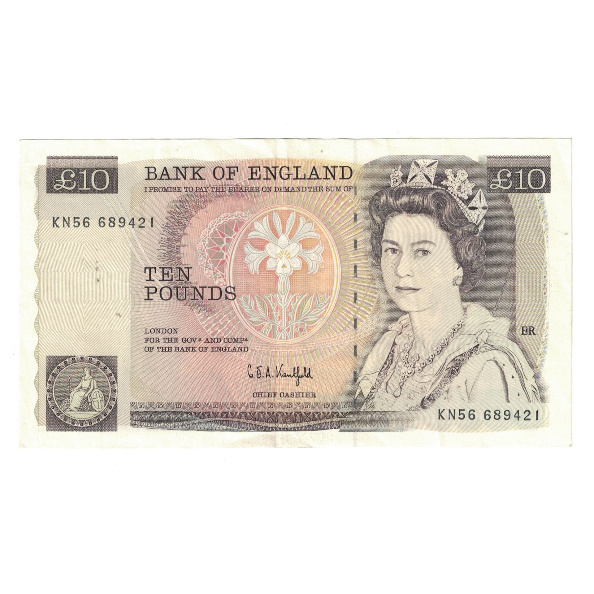Banknote Great Britain 10 Pounds 1992 KM:383a EF(40-45) – Numiscorner.com