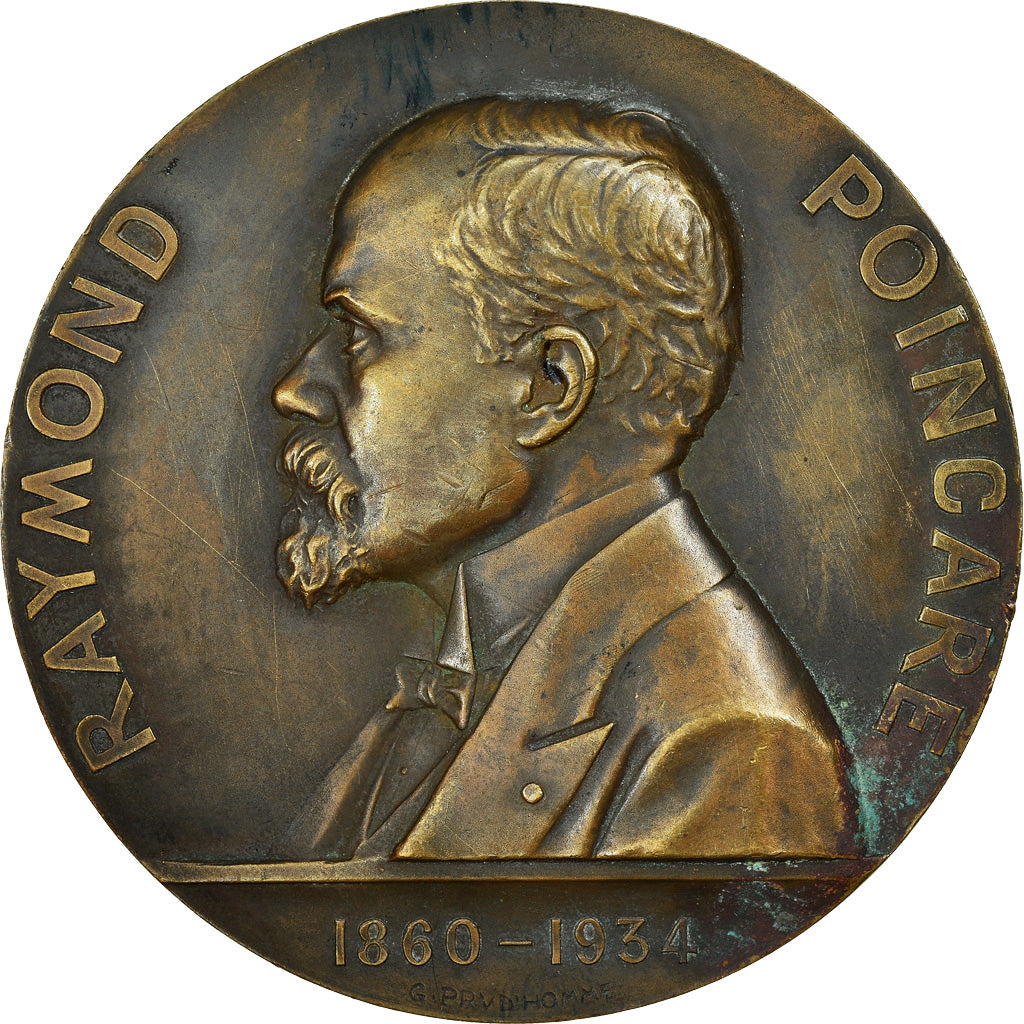France Medal Raymond Poincaré Président de la République Politics ...