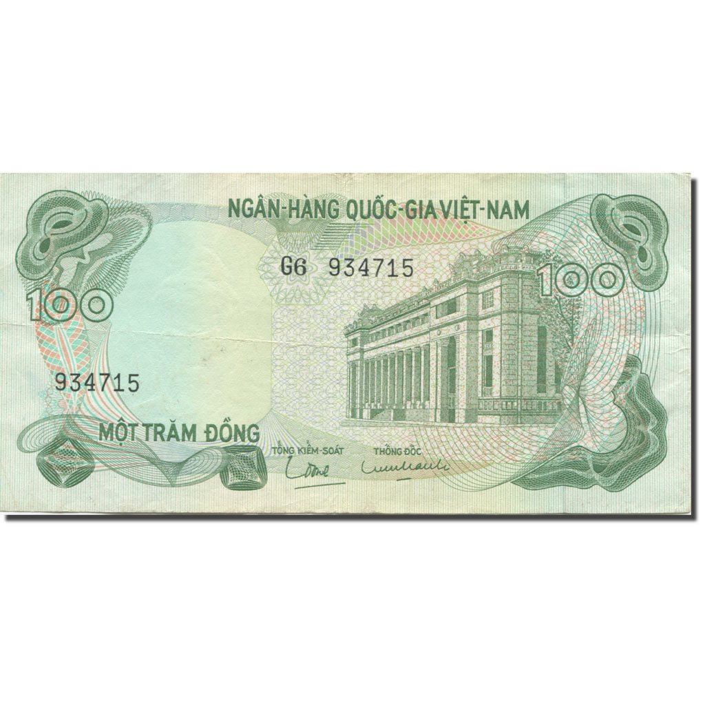 Banknote South Viet Nam 100 Dông 1970 KM:26a EF(40-45) – Numiscorner.com
