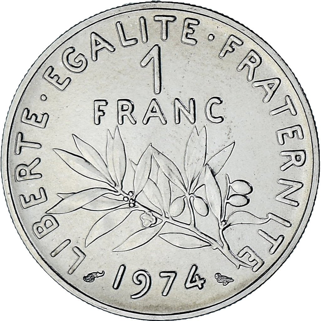 Monnaie France Semeuse Franc 1974 Paris série FDC FDC Nickel – Numiscorner.com