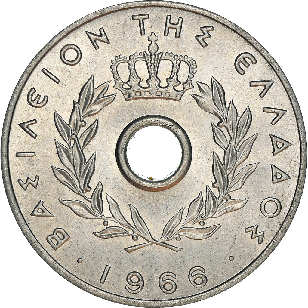 Coin Greece 10 Lepta 1966 MS(64) Aluminum KM:78 – Numiscorner.com