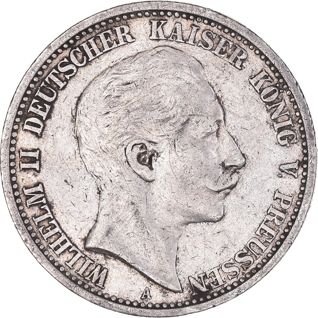 Coin German States PRUSSIA Wilhelm II 2 Mark 1906 Berlin EF(40-45 ...