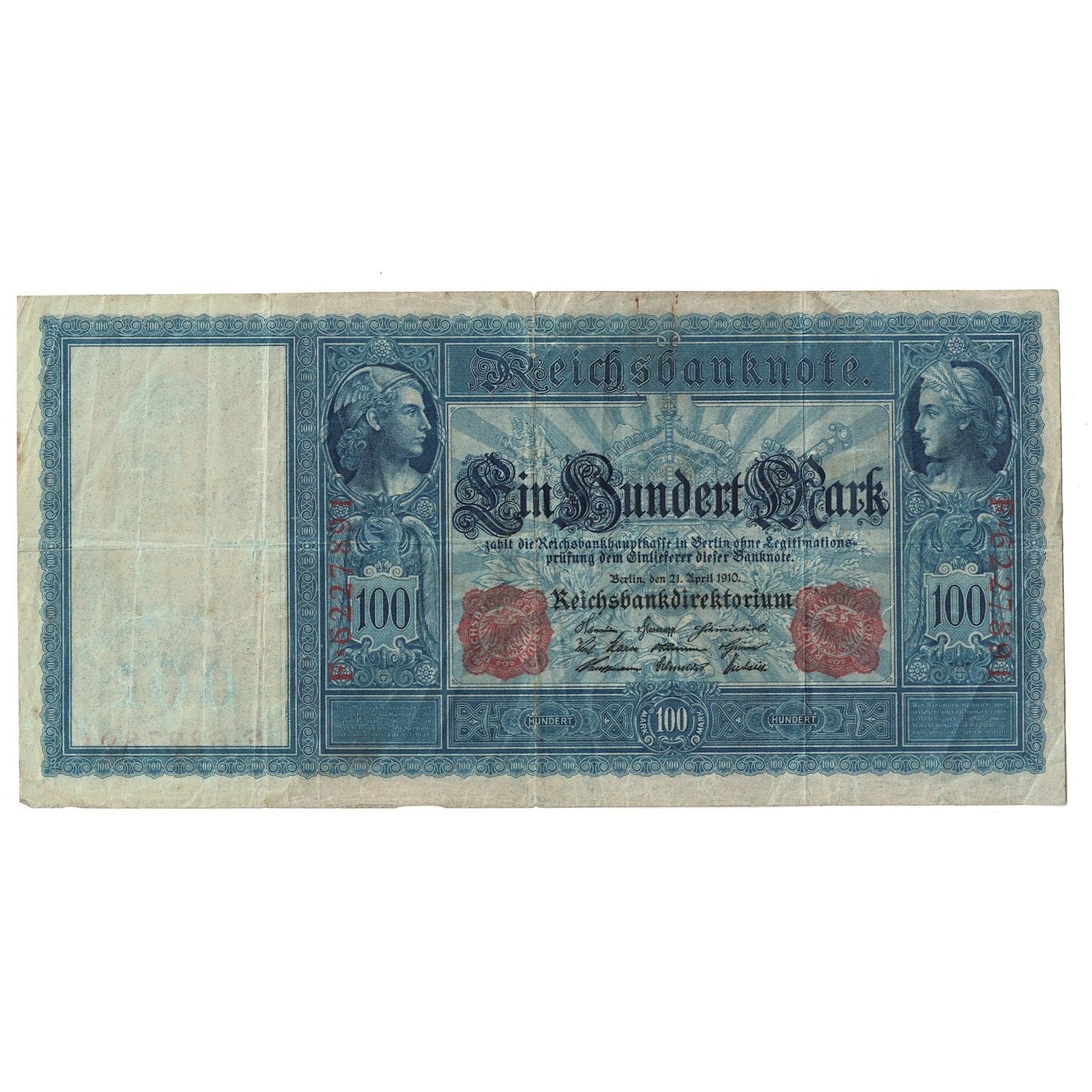 Banknote Germany 1000 Mark 1910 KM:44b VF(30-35) – Numiscorner.com