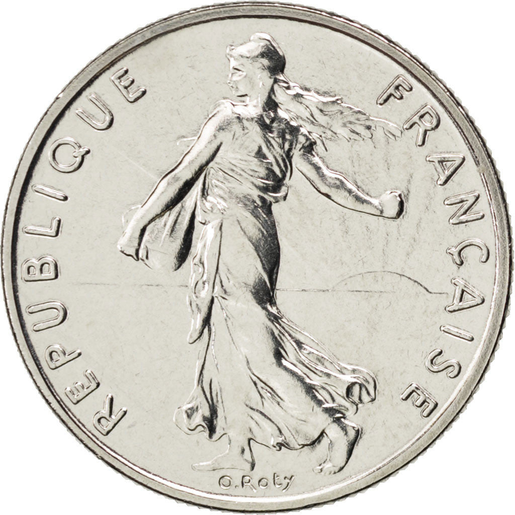 Monnaie France Semeuse 1/2 Franc 1983 SPL Nickel KM:931.1 Gadoury:429 ...
