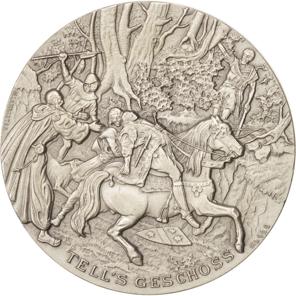 1. August-Taler 1987 WIlliam Tell Kill Hermann Gessler Token ...