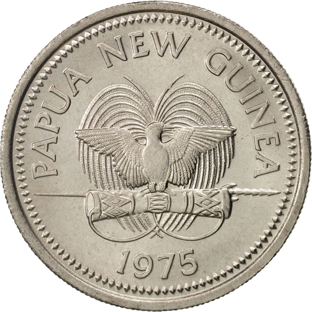 Papua New Guinea 10 Toea 1975 MS(63) Copper-nickel KM:4 – Numiscorner.com