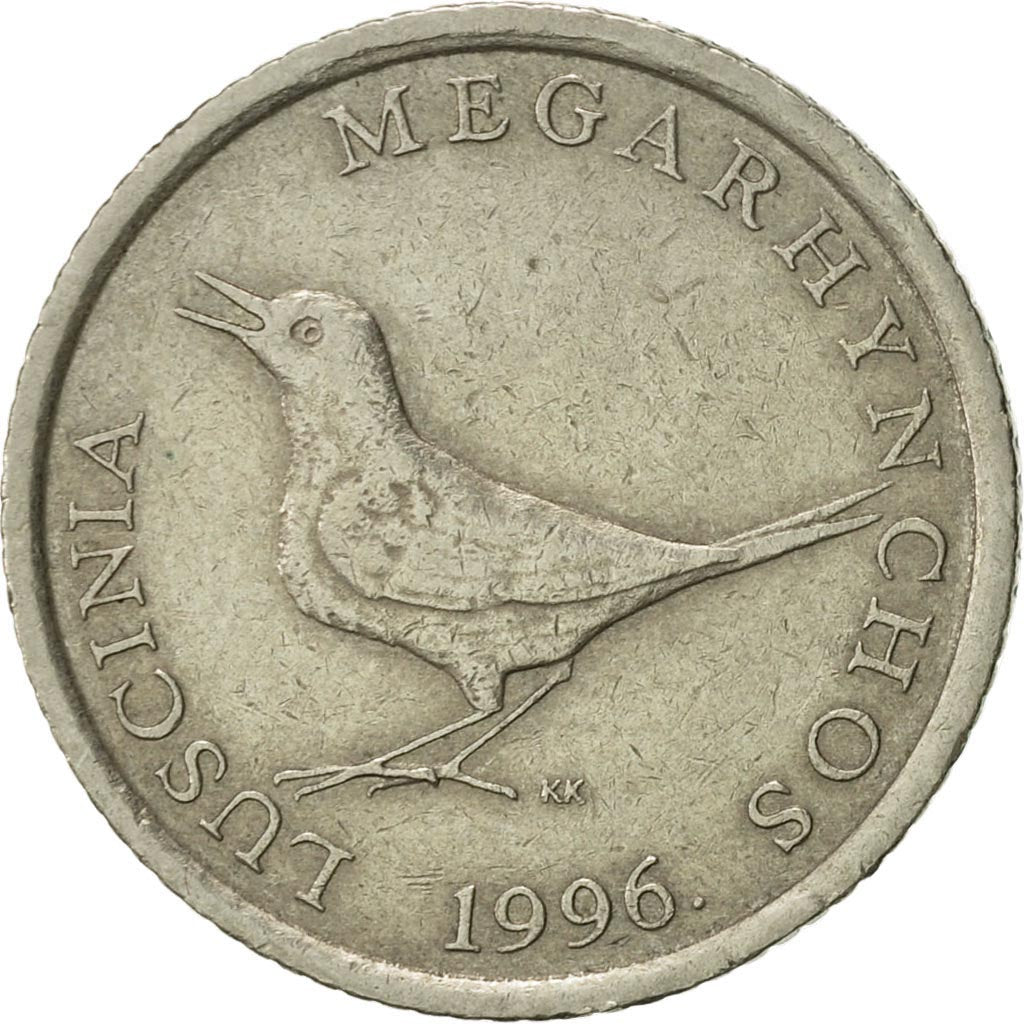 Croatia Kuna 1996 EF(40-45) Copper-Nickel-Zinc KM:20.2 – Numiscorner.com