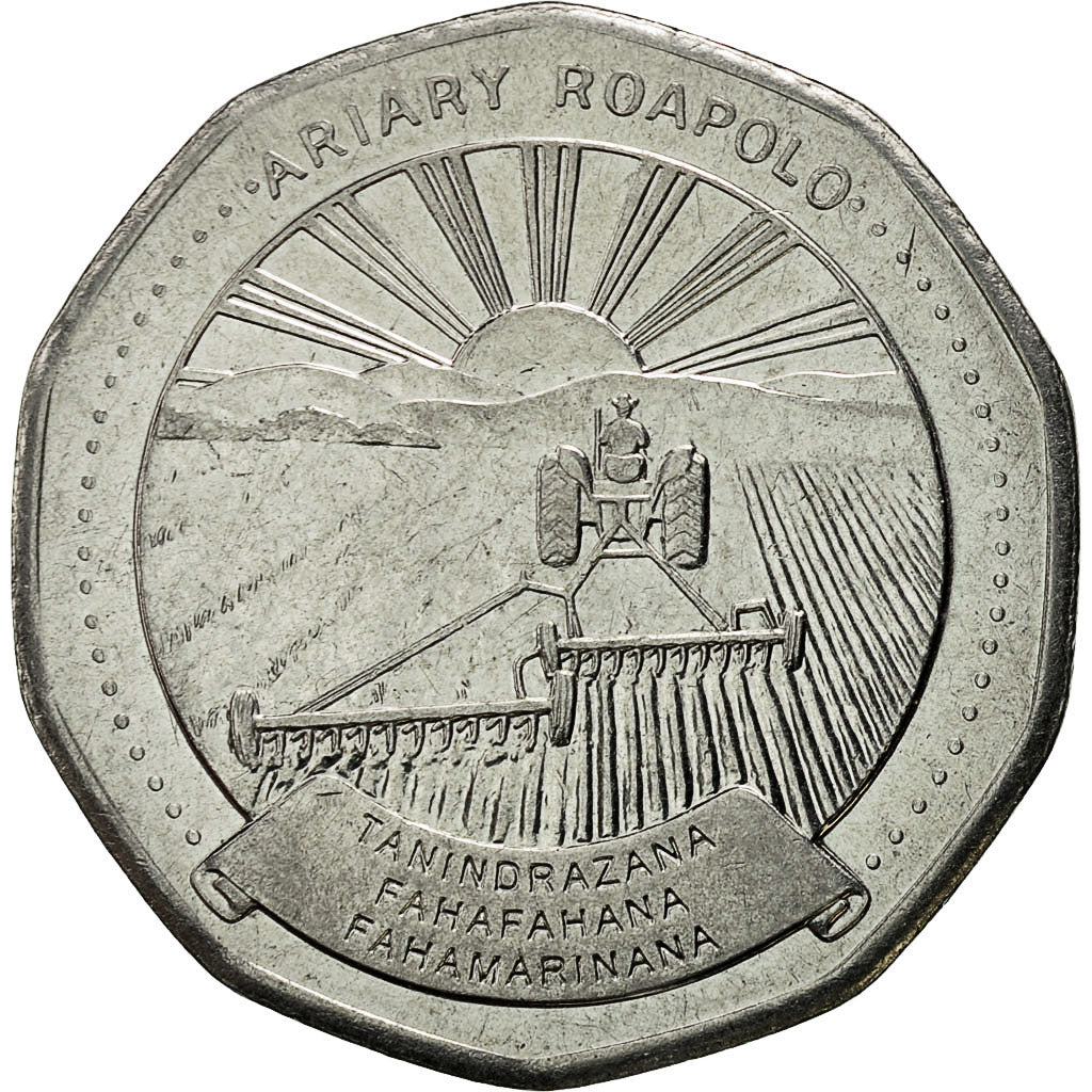 Coin Madagascar 20 Ariary 1994 Royal Canadian Mint AU(55-58) Nickel ...