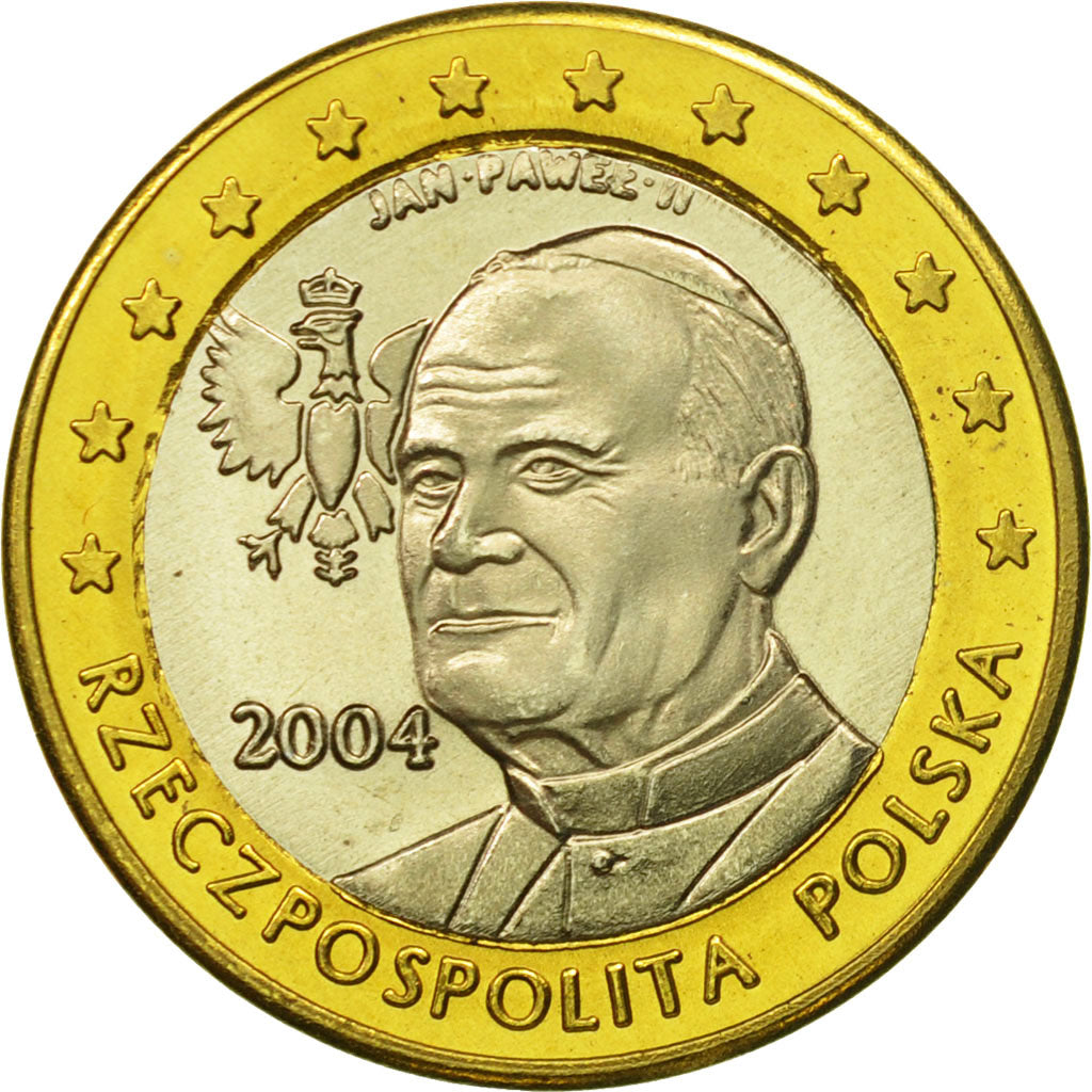 Pologne Medal Essai 1 euro 2004 SPL Bi-Metallic – Numiscorner.com