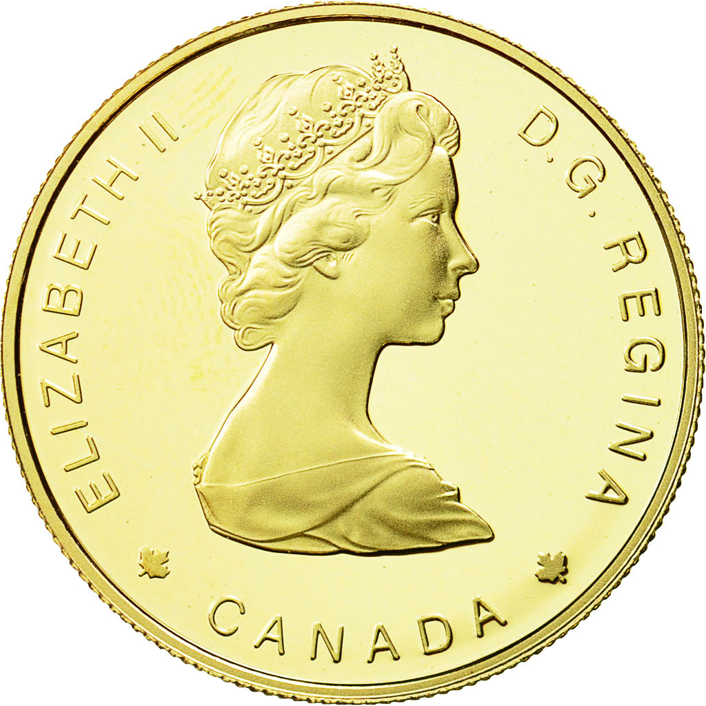 Coin Canada Elizabeth II 100 Dollars 1988 Royal Canadian Mint Ottawa ...