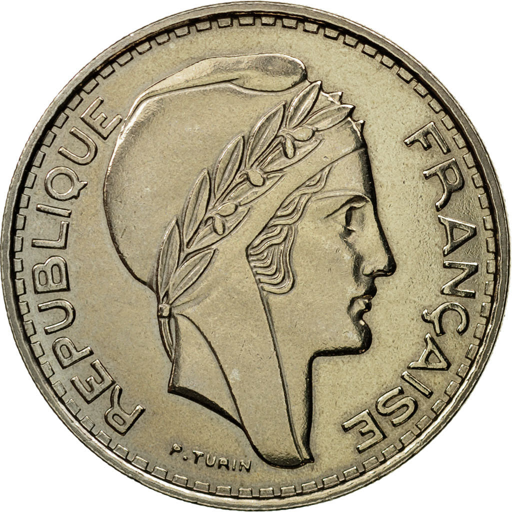 Coin Algeria Turin 100 Francs 1950 Paris ESSAI MS(63) Copper-nickel ...