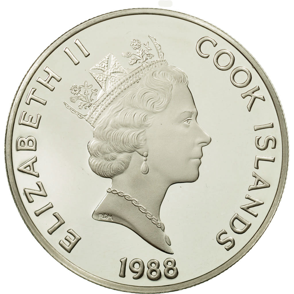 Cook Islands Elizabeth II 50 Dollars 1988 Vasco da Gama MS(65-70 ...