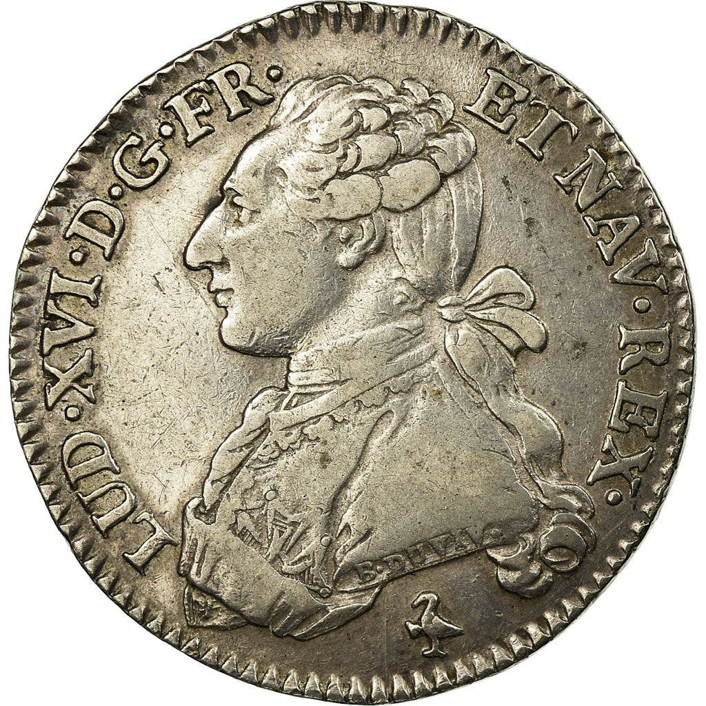 Coin France Louis XVI 1/5 Écu 24 Sols 1/5 ECU 1781 Paris EF(40-45 ...