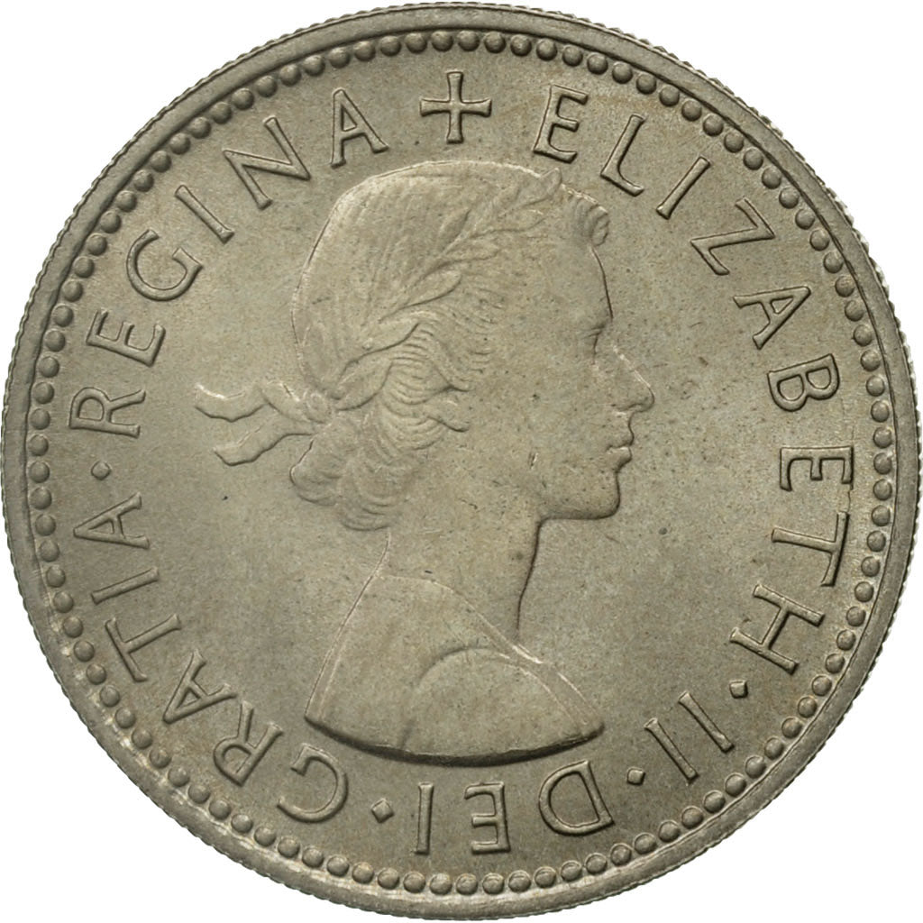 Coin Great Britain Elizabeth II Shilling 1964 MS(63) Copper-nickel KM ...