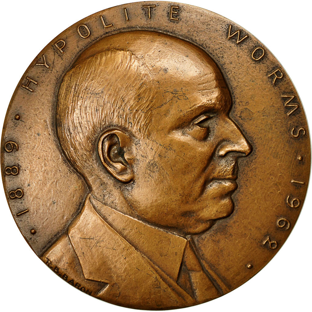 France Medal Hypolite Worms Transport Maritime de Gaz 1969 Baron ...