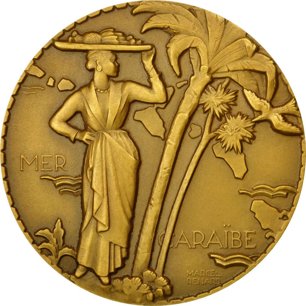 France Medal Compagnie Générale Transatlantique Colombie Marcel Renard ...