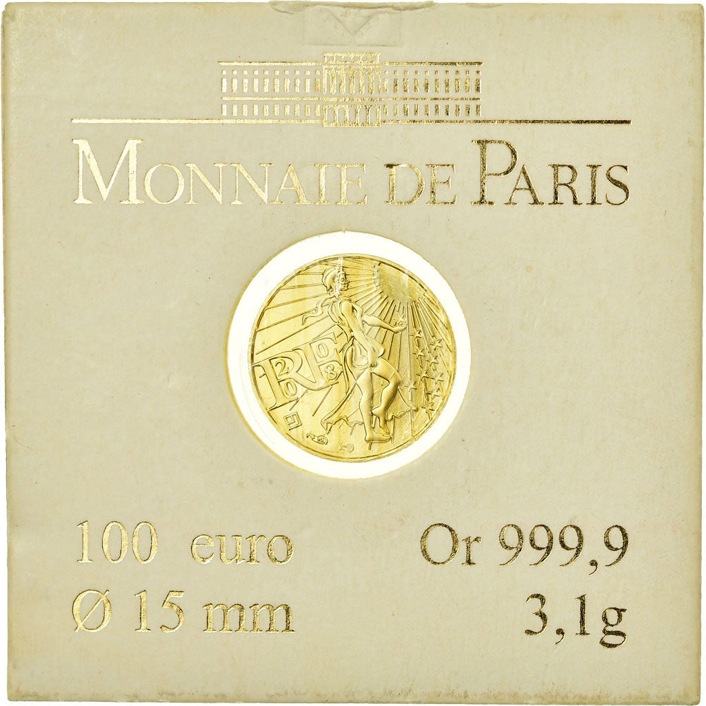 Monnaie France 100 Euro 2008 FDC Or Gadoury:3 KM:1536 – Numiscorner.com