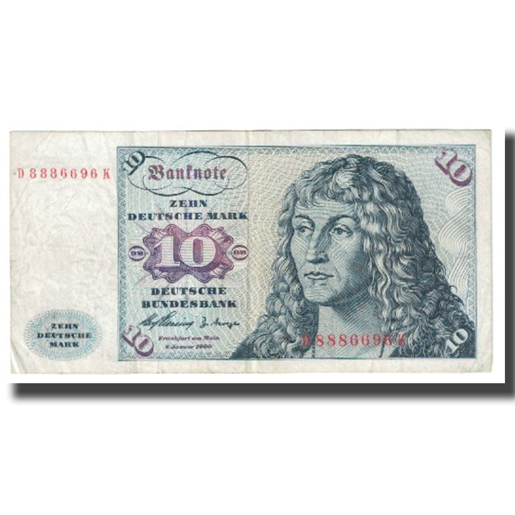 Billet République fédérale allemande 10 Deutsche Mark 1990 1990-01-03 ...