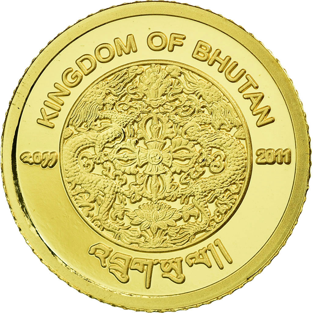 Coin Bhutan Jigme Khesar Namgyel Wangchuck 100 Ngultrums 2011 MS(65-70 ...